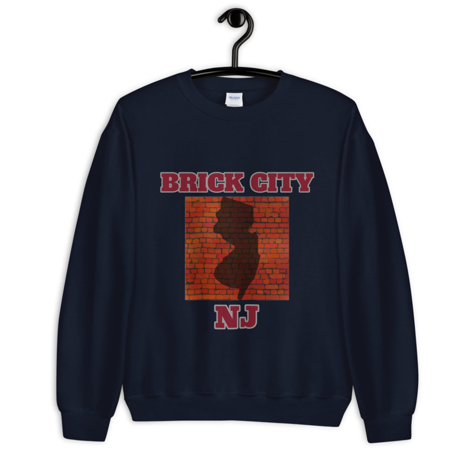 New Jersey Sweatshirt, Brick City NJ Sweater, Newark NJ Sweatshirt, I ...