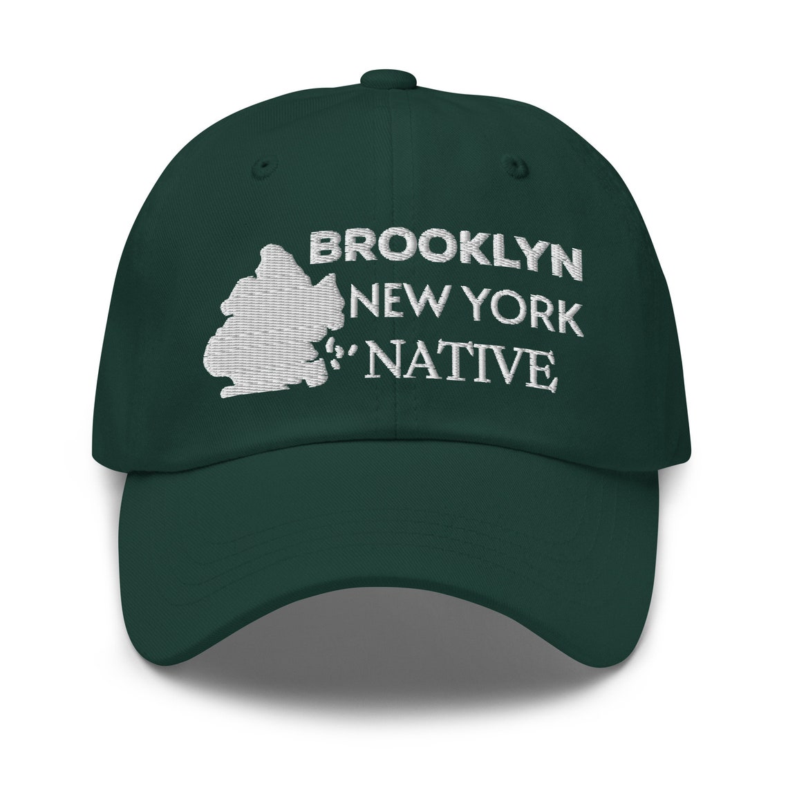 Brooklyn New York Hat, Brooklyn Native Hat, Brooklyn Map Outline, New ...