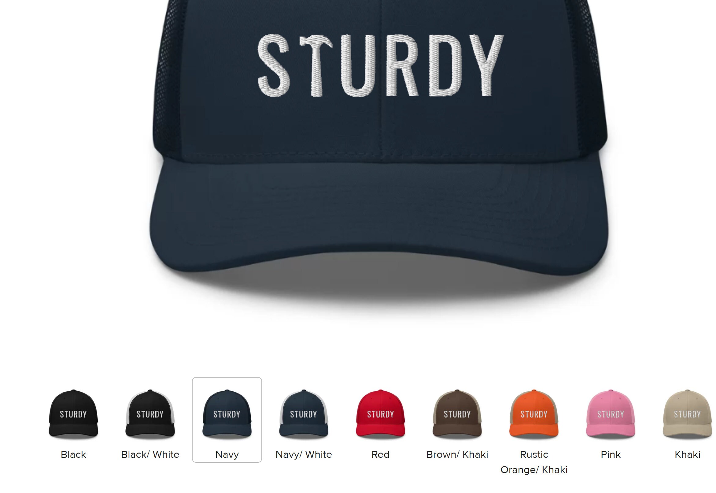 Sturdy Hat, Hip Hop Slang Hat, Brooklyn Hat, New York Hat, Get Sturdy ...