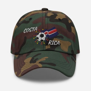 Costa Rica Hat, Costa Rican Flag Hat, Costa Rica Goal Hat, Costa Rica ...