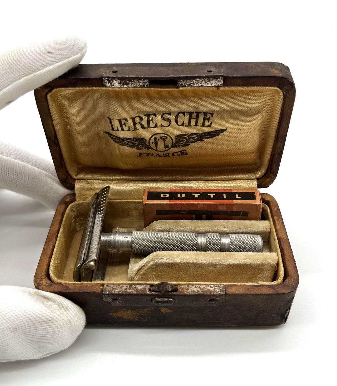 Leresche Double Edge Safety Razor Vintage From France With Original Box ...