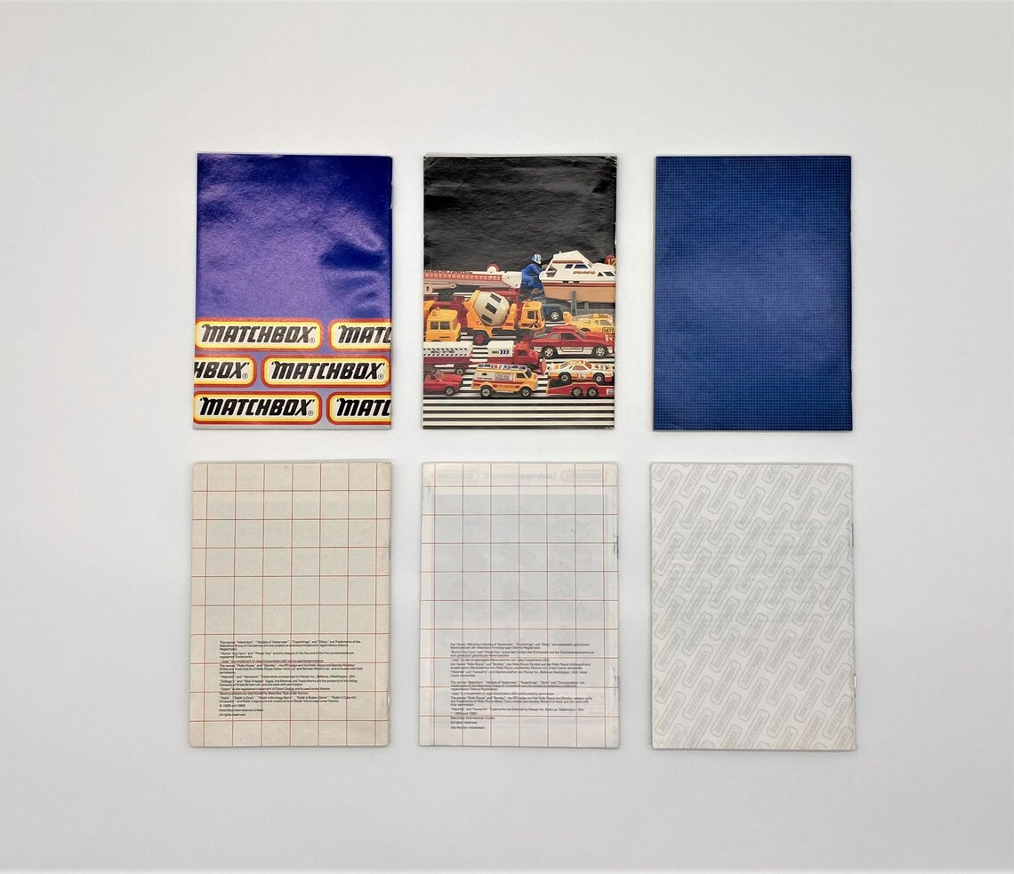 Matchbox Catalogue's 1966 to 1991 Mint Condition Matchbox | Etsy
