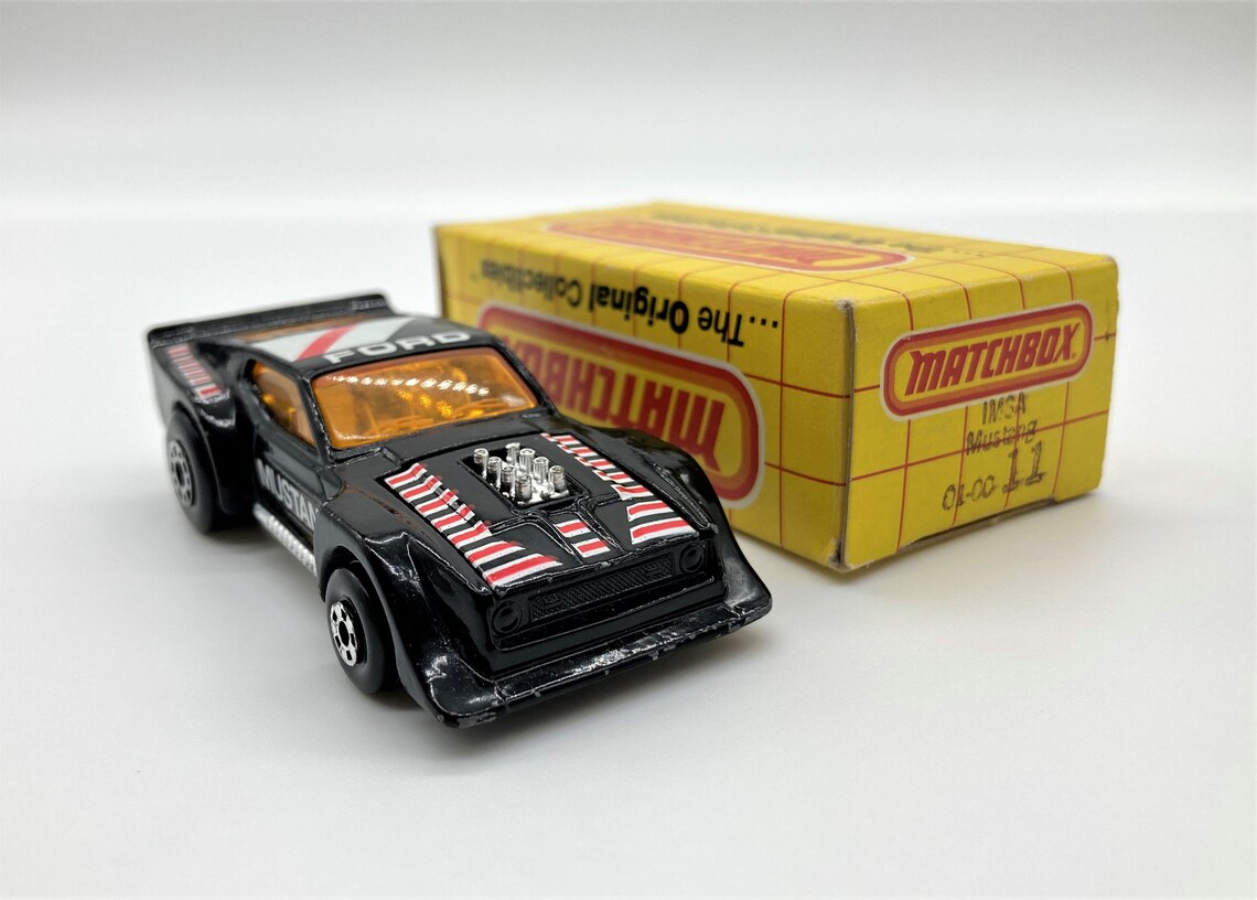 Matchbox No 11, IMSA Mustang, Mint Condition With Original Box, 1983 ...