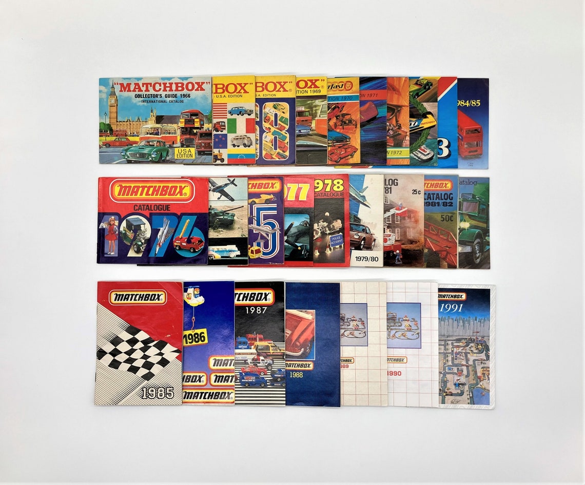 Matchbox Catalogue's 1966 to 1991 Mint Condition Matchbox | Etsy