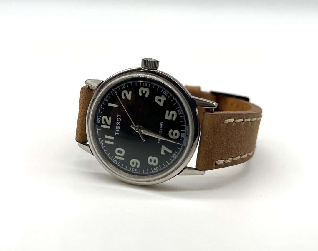 Vintage Tissot Seastar 42540-3X 17J Hand Winding Cal 781 Swiss 33 MM ...
