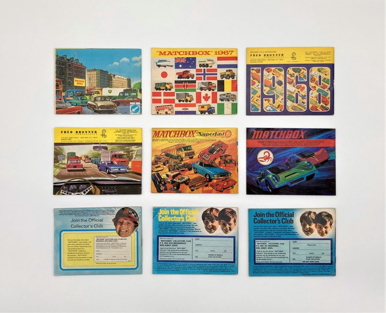 Matchbox Catalogue's 1966 to 1991 Mint Condition, Matchbox Collectables ...