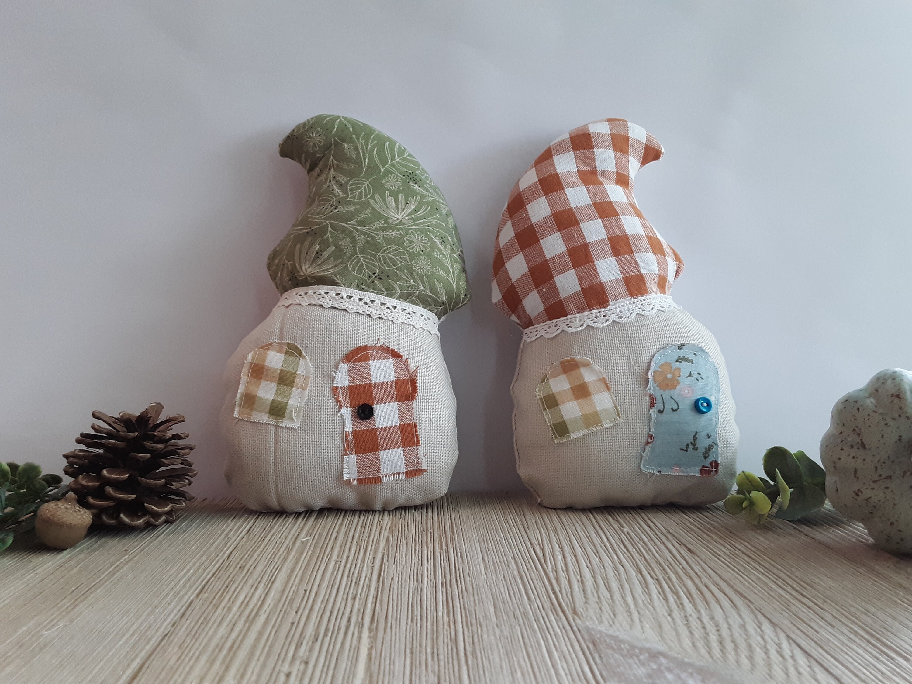 CUSTOM Toadstool Fall Autumn Fabric House Toadstool Shape - Etsy