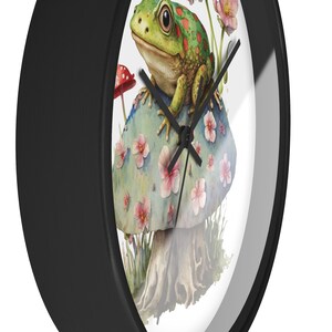 Cottagecore Wall Clock, Cottage Core Mushroom, 10 Inch Wall Clock ...