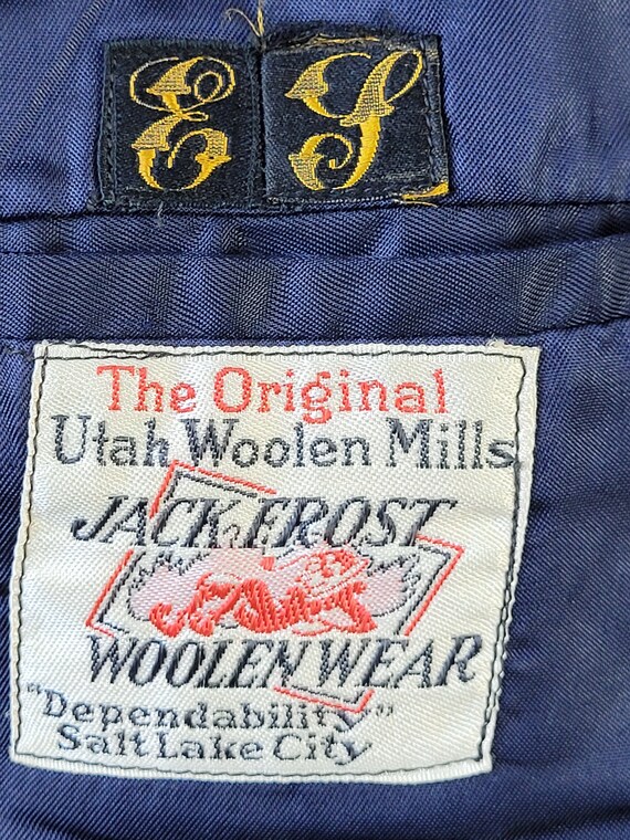 1970s Vintage Double-breasted Men's Wool Formula Jack… - Gem