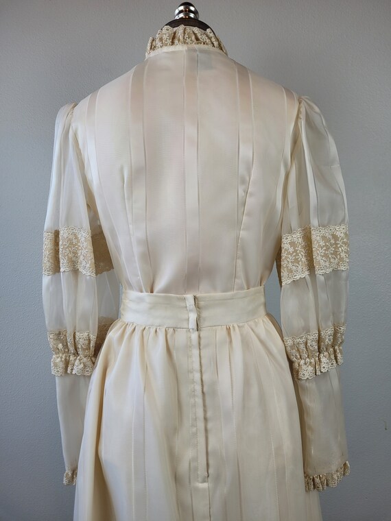 1970s 'Joy Stevens' Boho Cottage Core Maxi Skirt and … - Gem