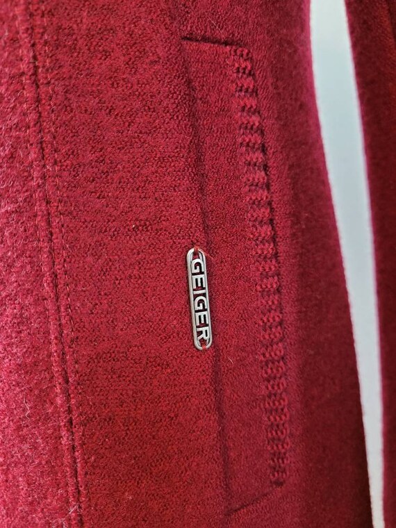 1990s 'Geiger' Long Wool Coat - Gem