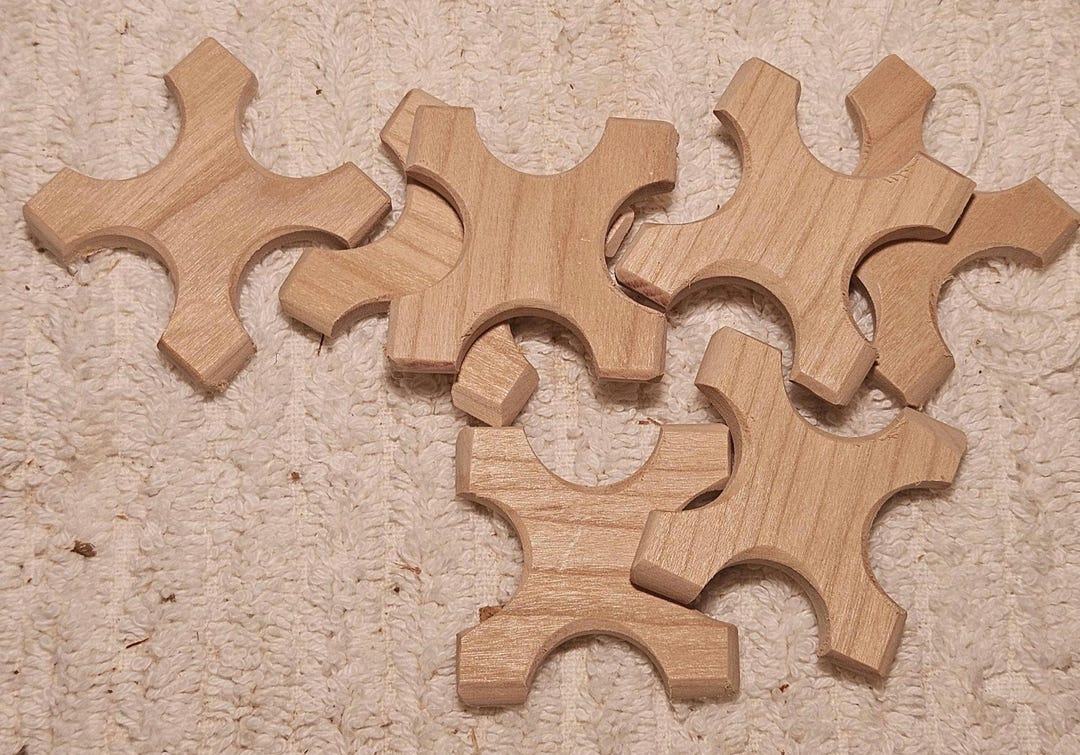 1-1/2"x1-1/2" Cherry Thread Winders - Etsy