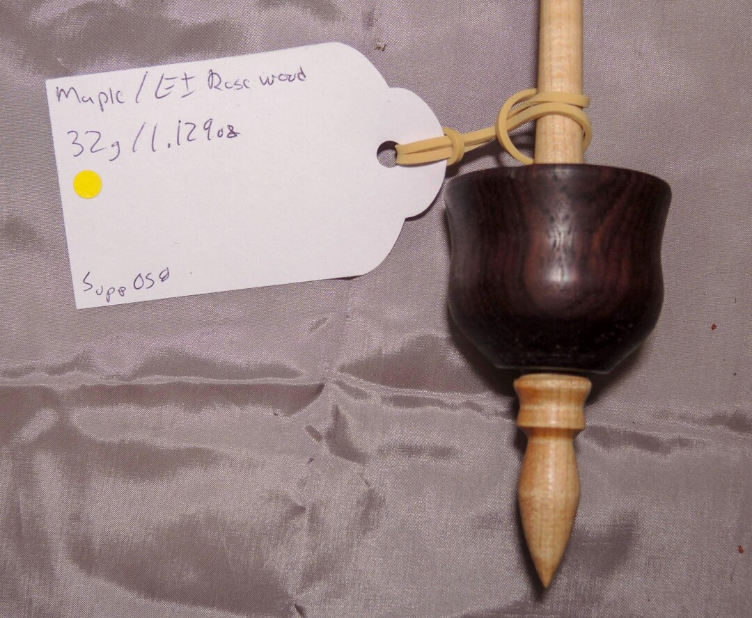 Maple and East Indian Rosewood Spindle, Fingering, Shetland, and Sport ...