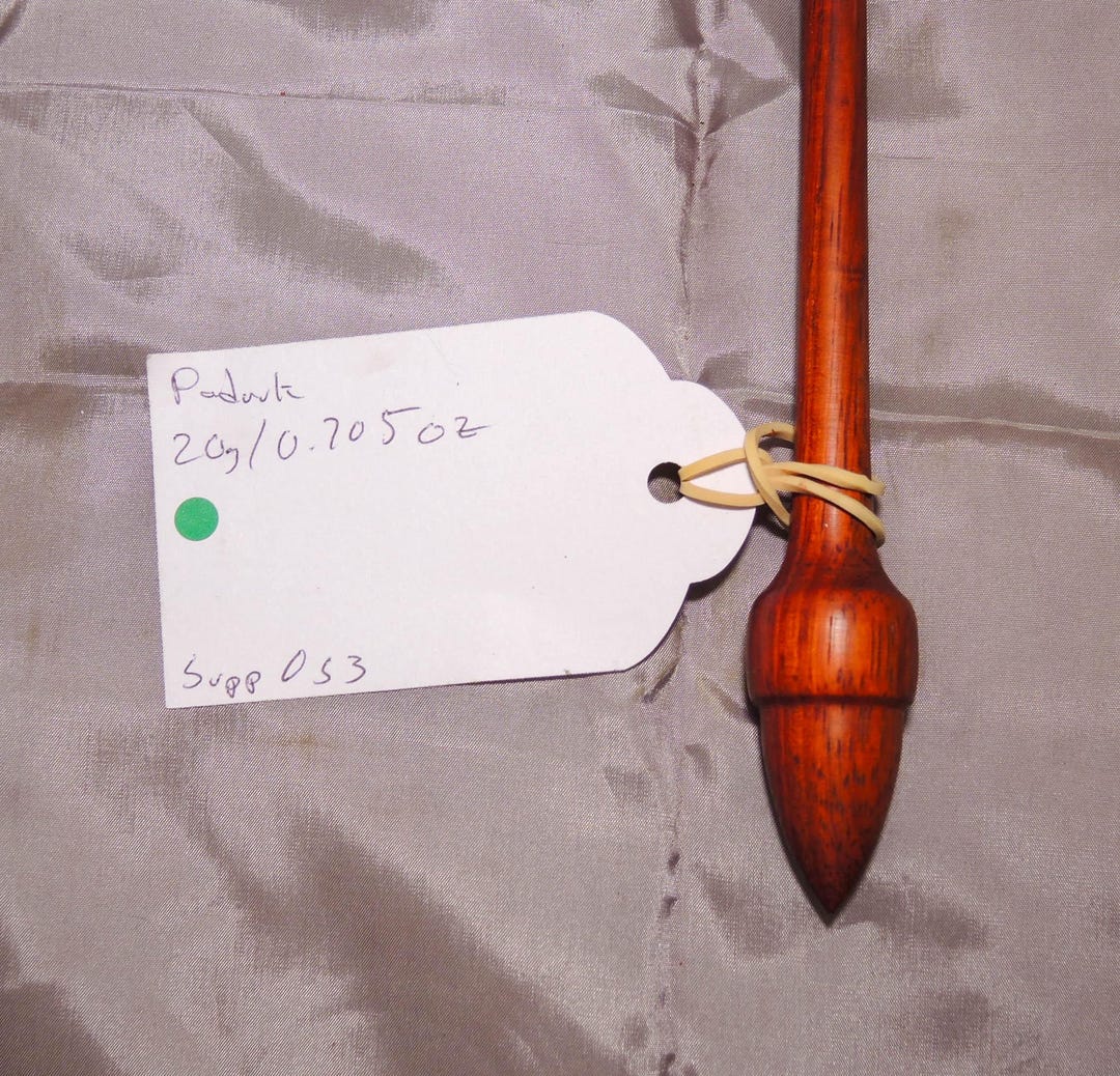 Padauk Supported Spindle, Lace and Fingering Weight - Etsy