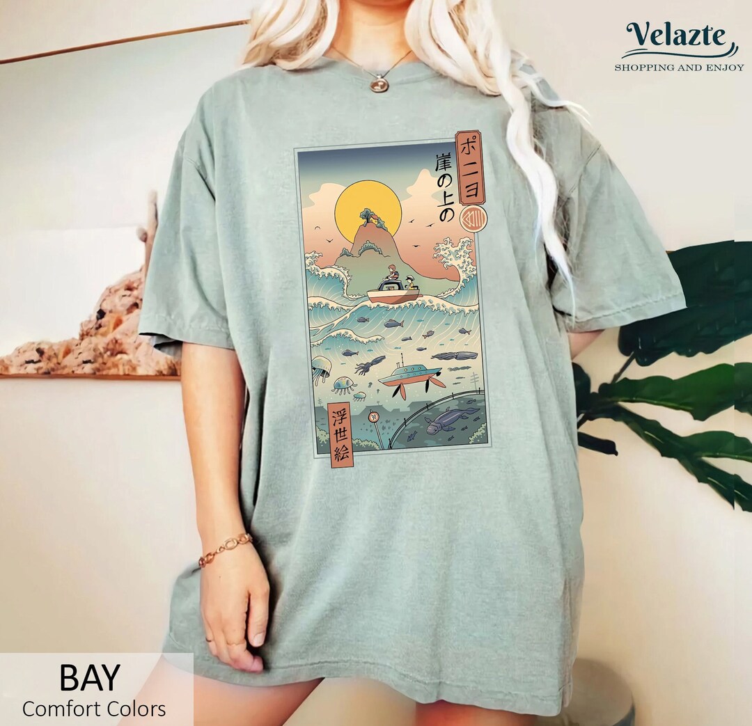 Ponyo Shirt, Goldfish Ponyo Shirt, Ghibli Shirt, Hayao Miyazaki, Studio ...