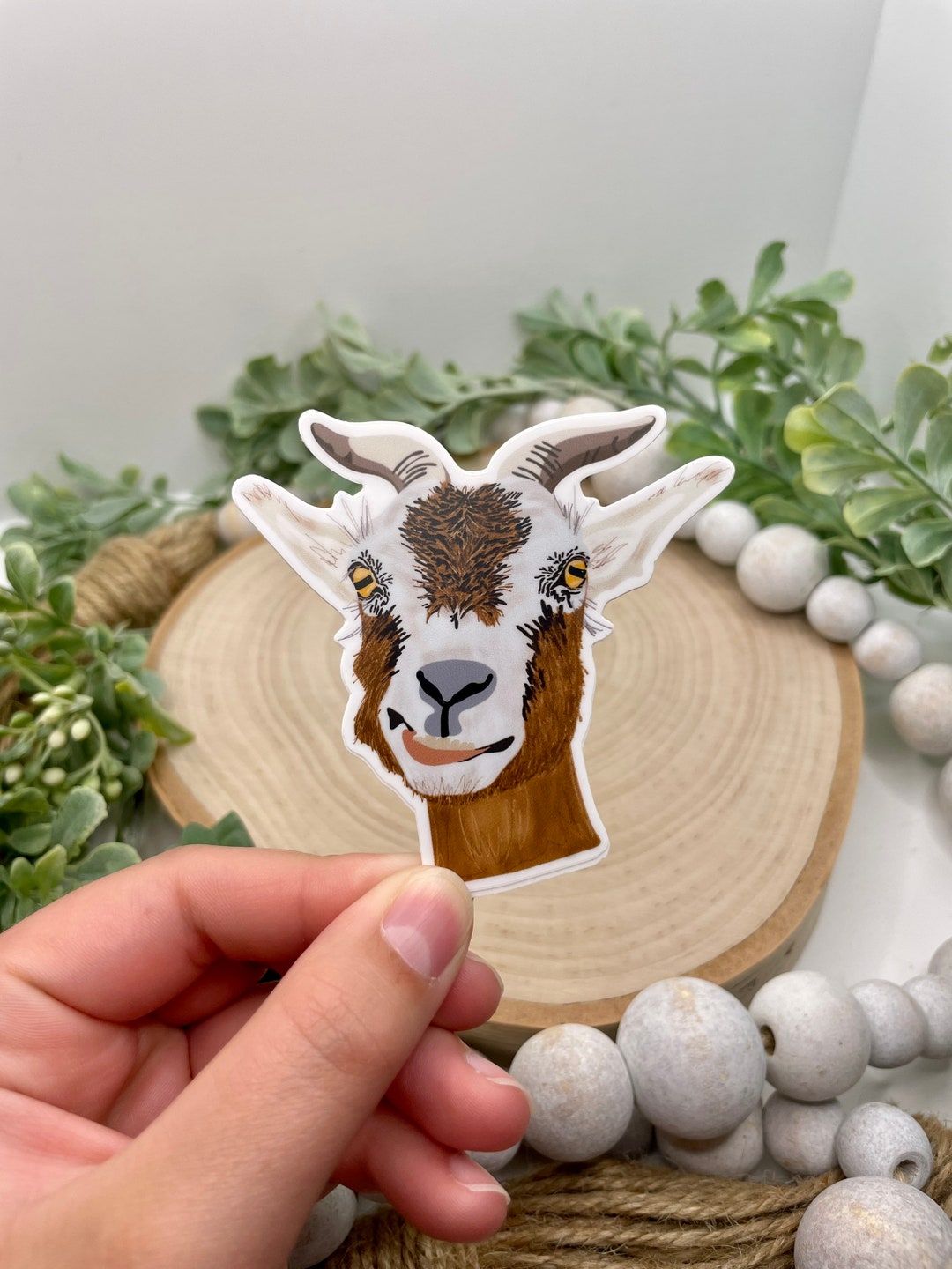 Goat Vinyl Sticker/magnet - Etsy
