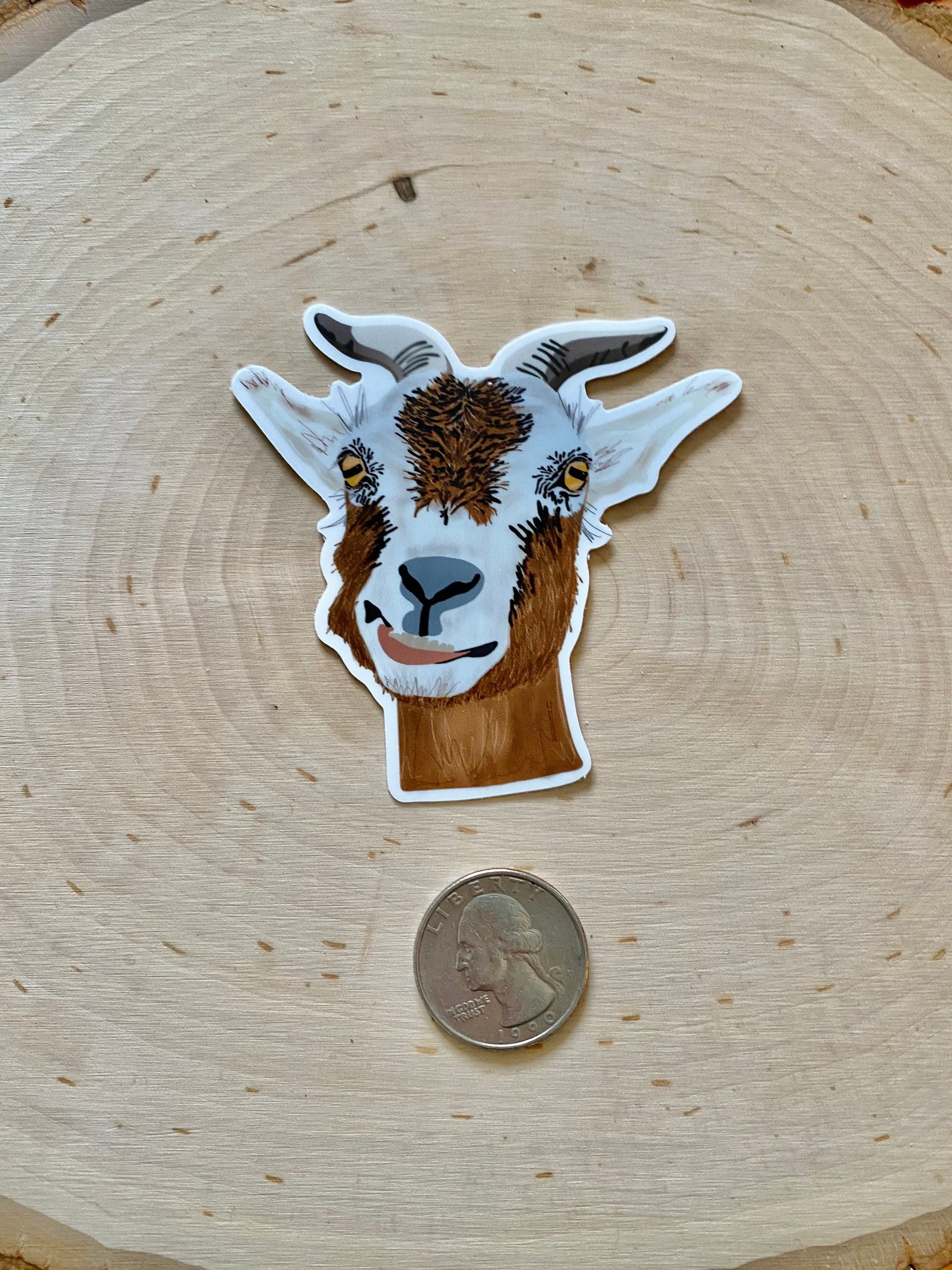Goat Vinyl Sticker/Magnet | Etsy