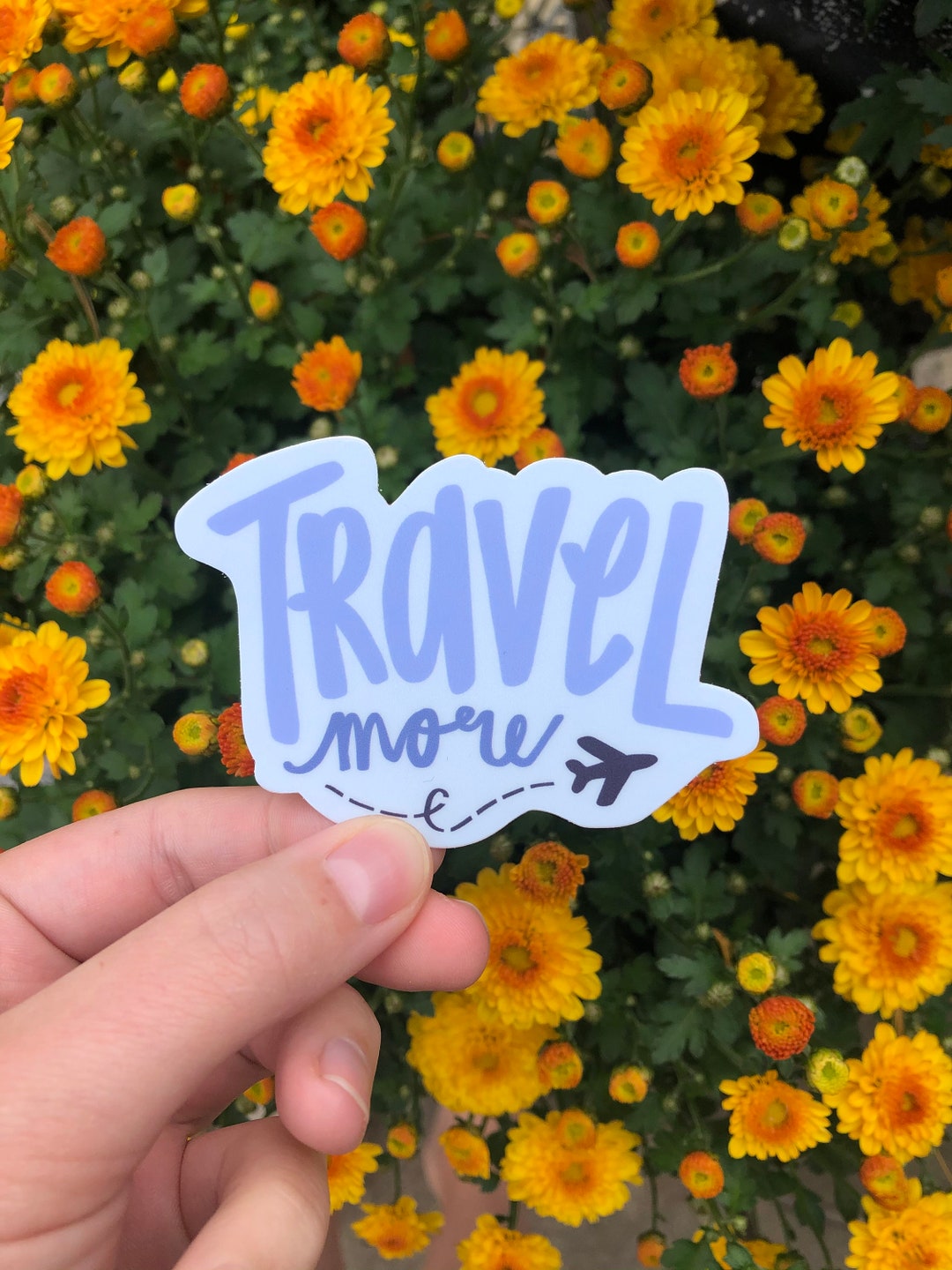 Travel More Vinyl Sticker/magnet - Etsy
