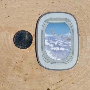 Airplane Window Vinyl Sticker/magnet - Etsy