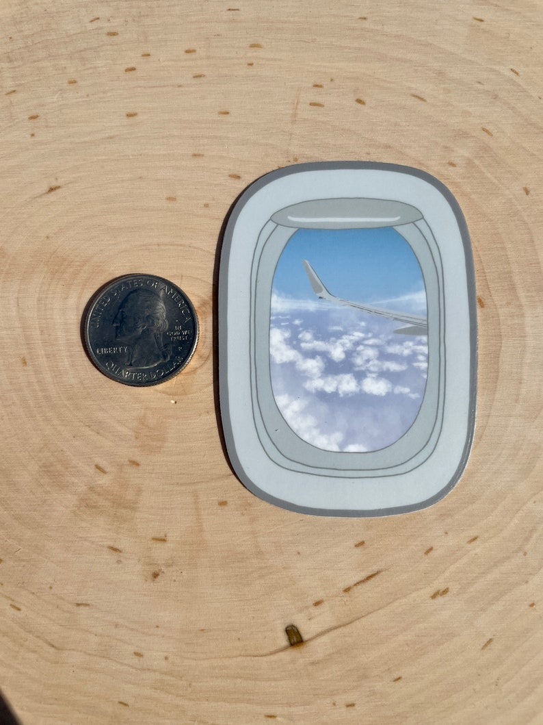 Airplane Window Vinyl Sticker/magnet | Etsy