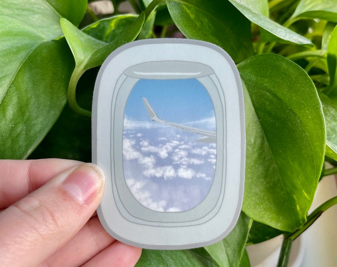 Airplane Window Vinyl Sticker/magnet - Etsy