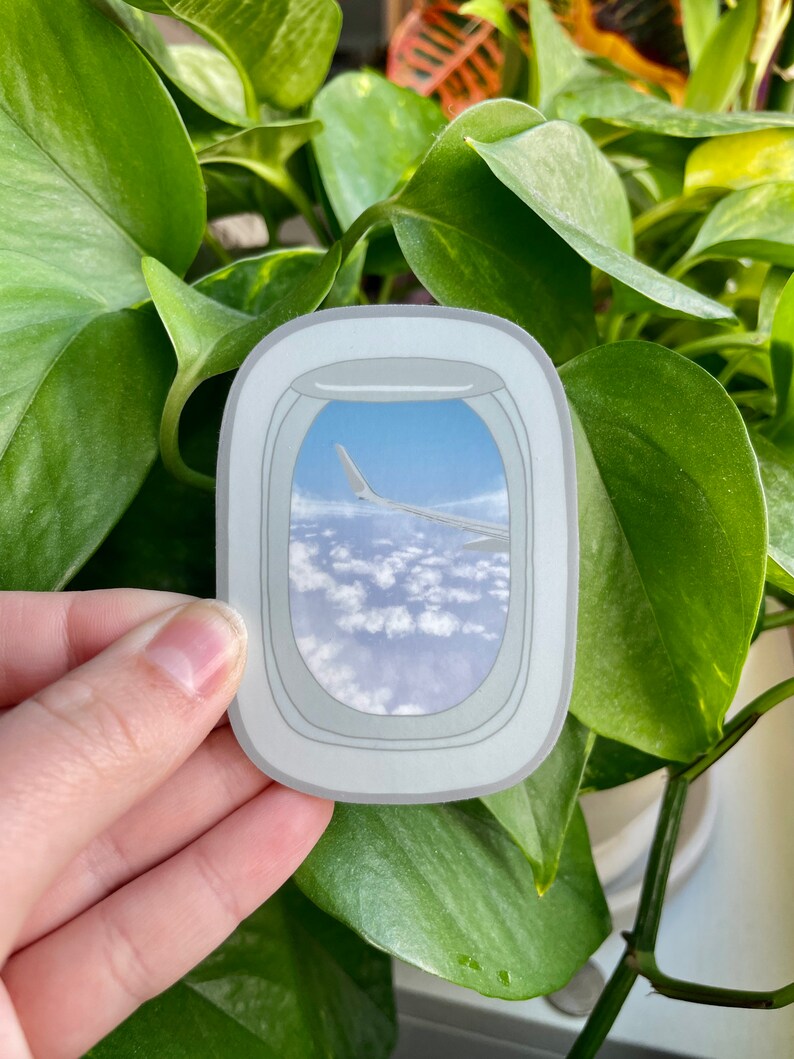 Airplane Window Vinyl Sticker/magnet | Etsy