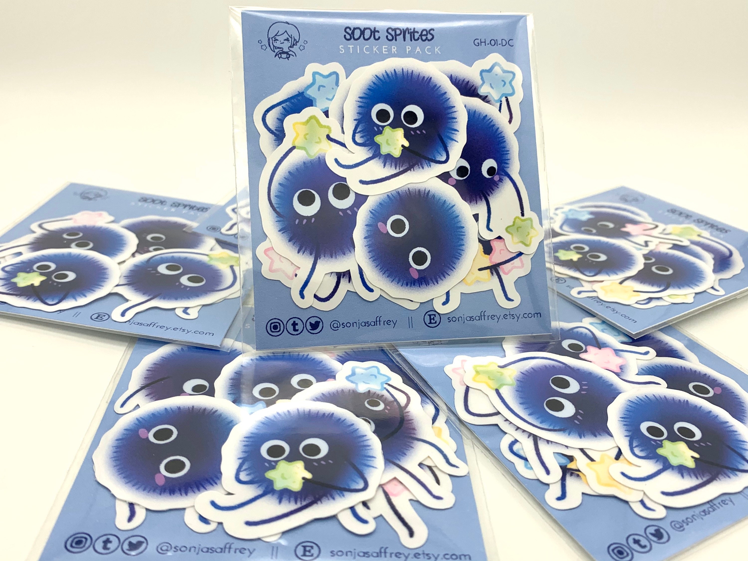 Soot Sprites Sticker Pack Susuwatari Planner Stickers - Etsy