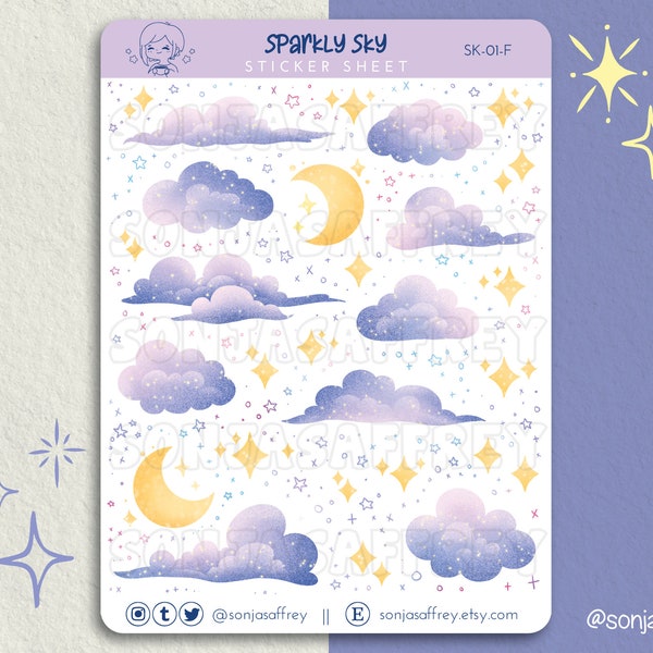 Sky Sticker - Etsy