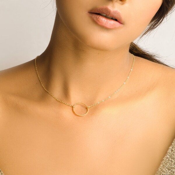 Simple Gold Necklace - Etsy