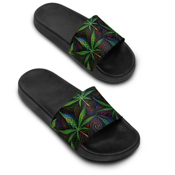 Weed Slide Slippers - Etsy