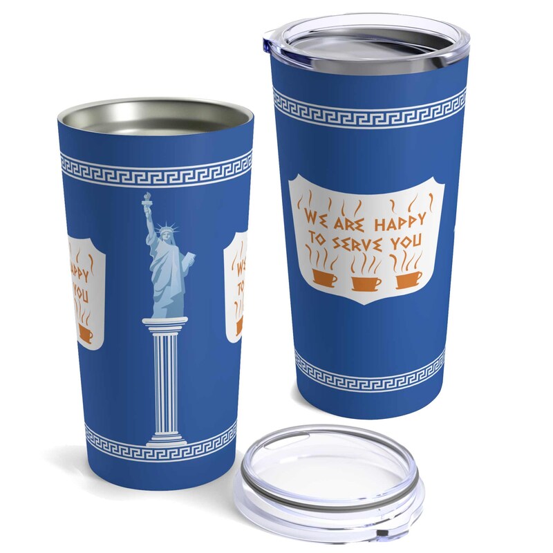 Greek Nyc Coffee Cups - Etsy UK