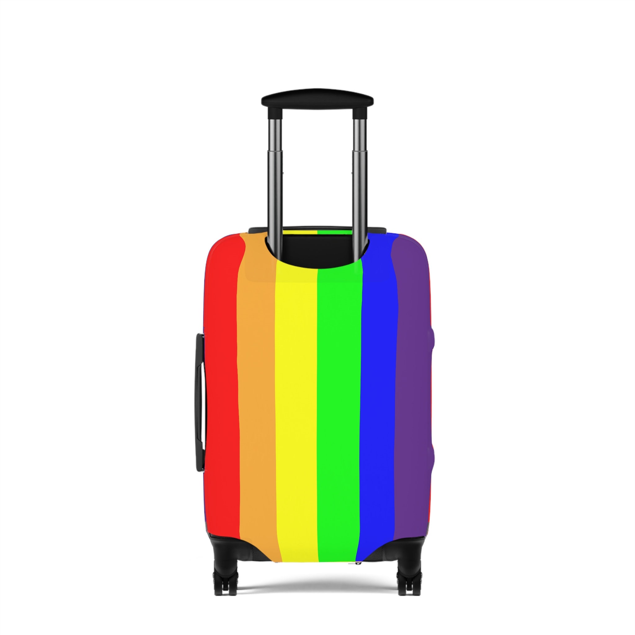 Rainbow Luggage Cover, Stretchy Case, Rainbow Flag LGBTQ Carry on ...