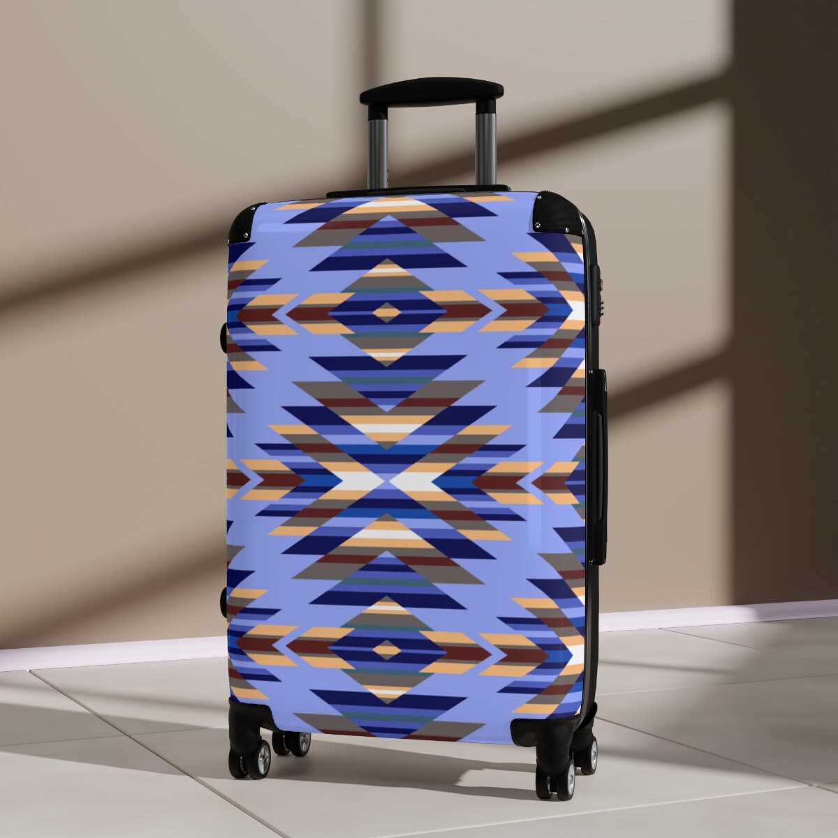 Native American Design Carry on Luggage Cover, Southwestern Style ...