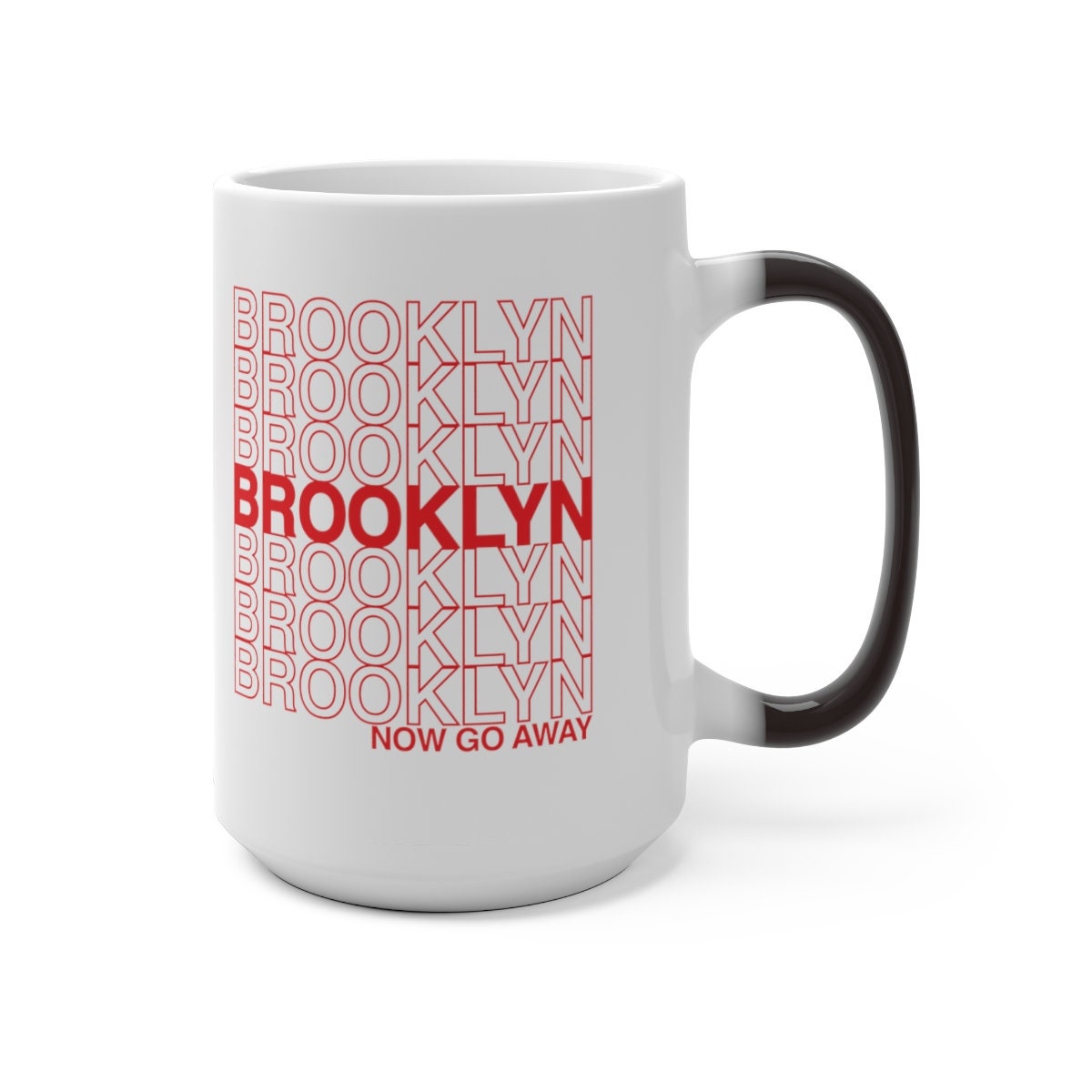 Funny Brooklyn New York Iconic Coffee Cup, Magic Color Changing NYC Mug ...