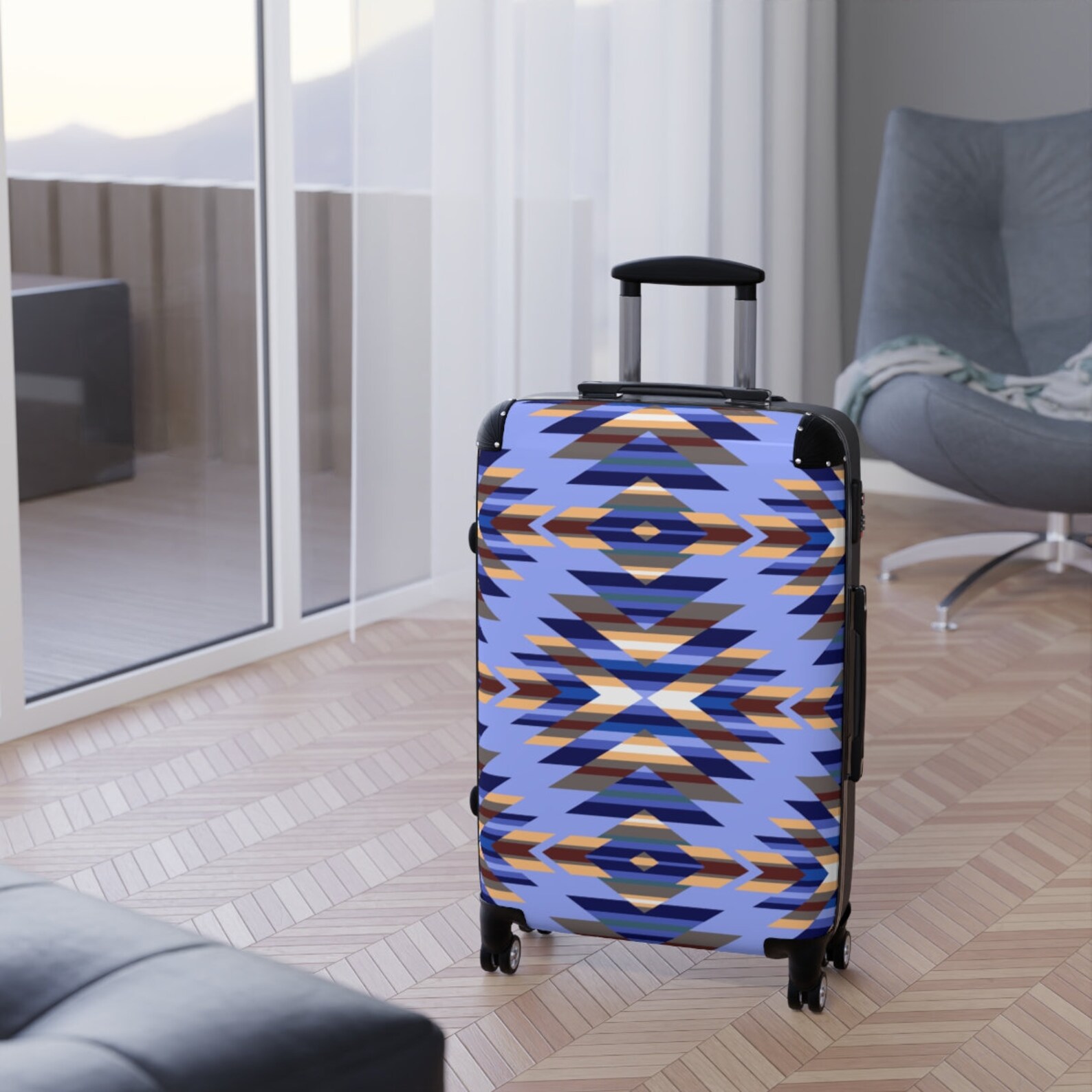 Native American Design Carry on Luggage, Southwestern Style Suitcase - Etsy