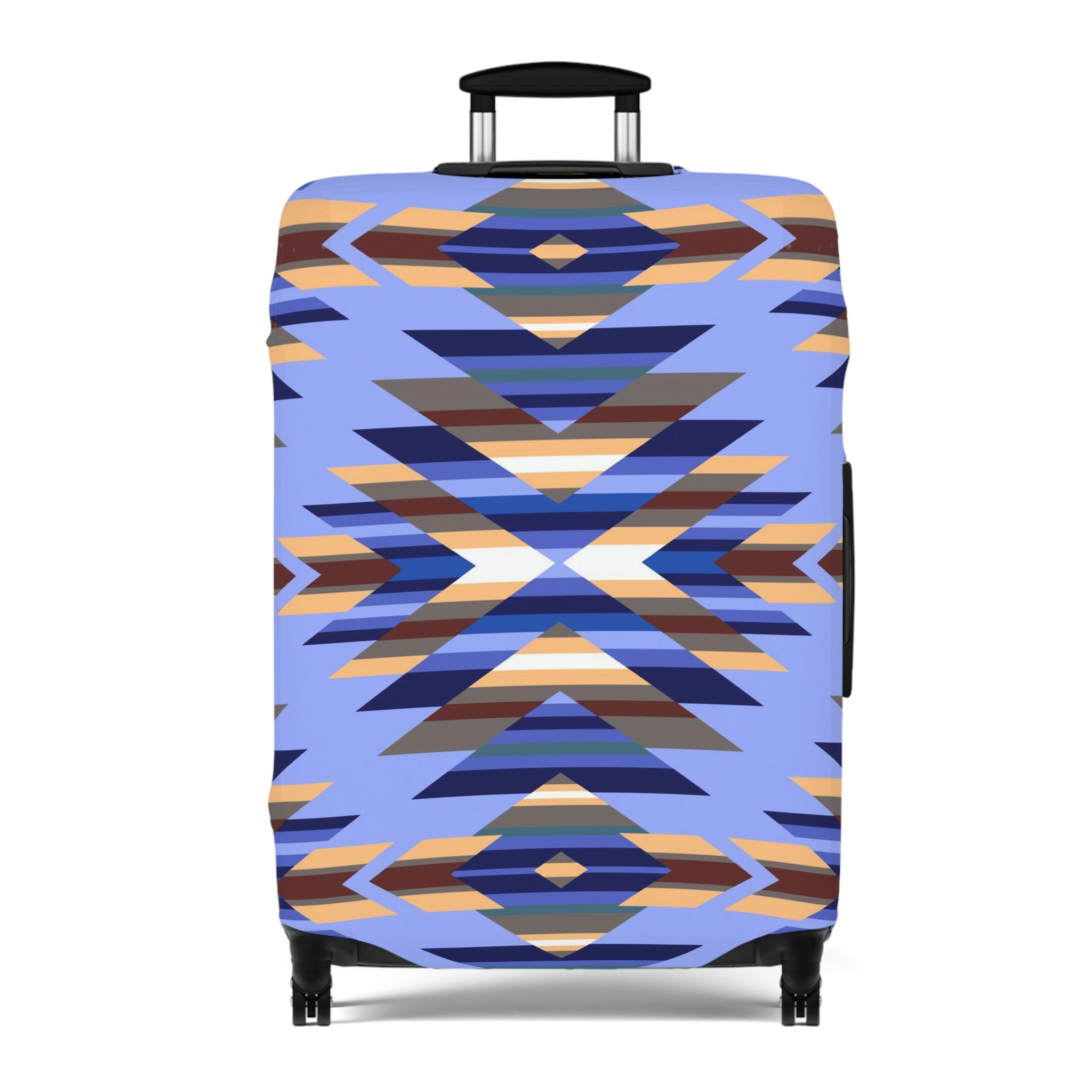 Aztec Native American Pattern Art Luggage Cover, Stretchy Suitcase ...