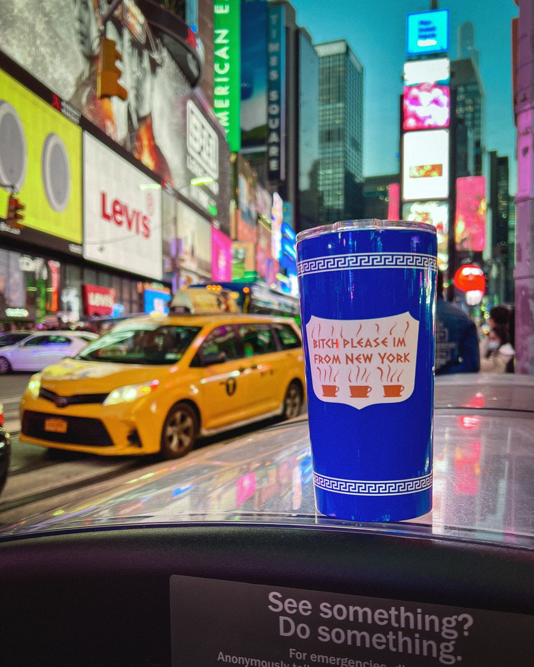 Bitch Please Im From New York Iconic Tumbler| Classic NYC Coffee Cup ...