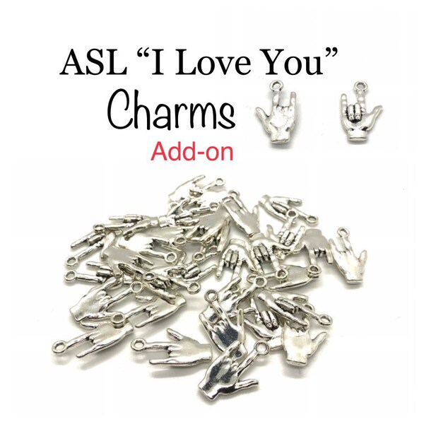 Asl I Love You Necklace - Etsy