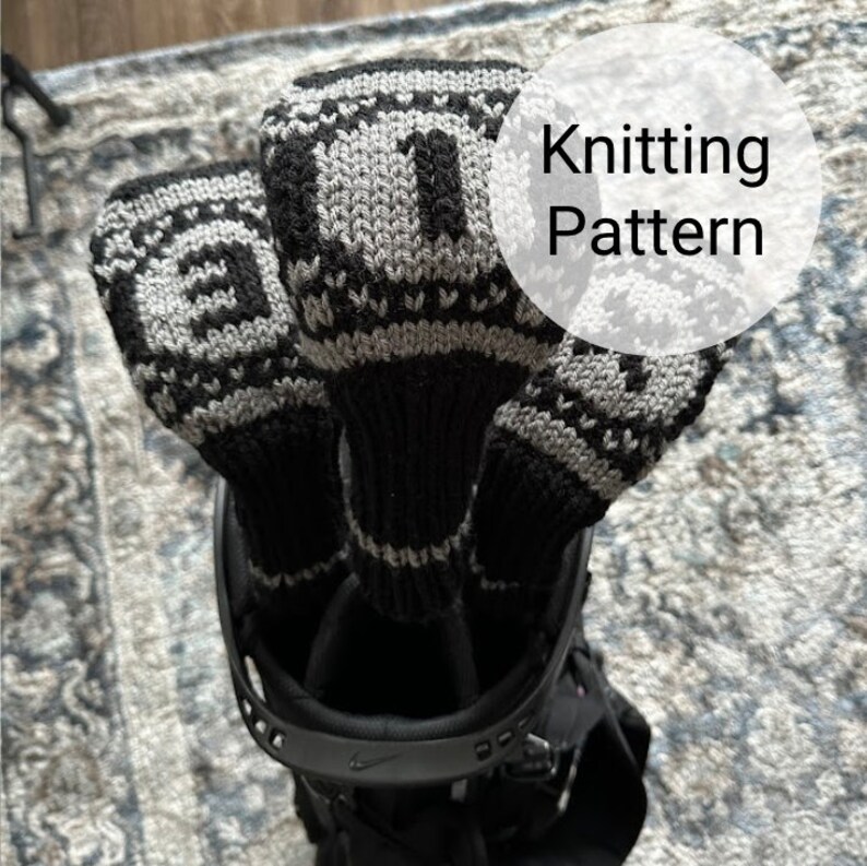 The Knit Golf Headcovers - Knitting Pattern (hybrid, Fairway Wood ...