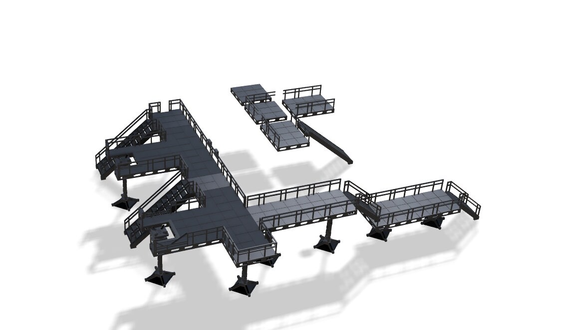 S-15 Modular Walkways and Landing Platform .STL Download - Etsy
