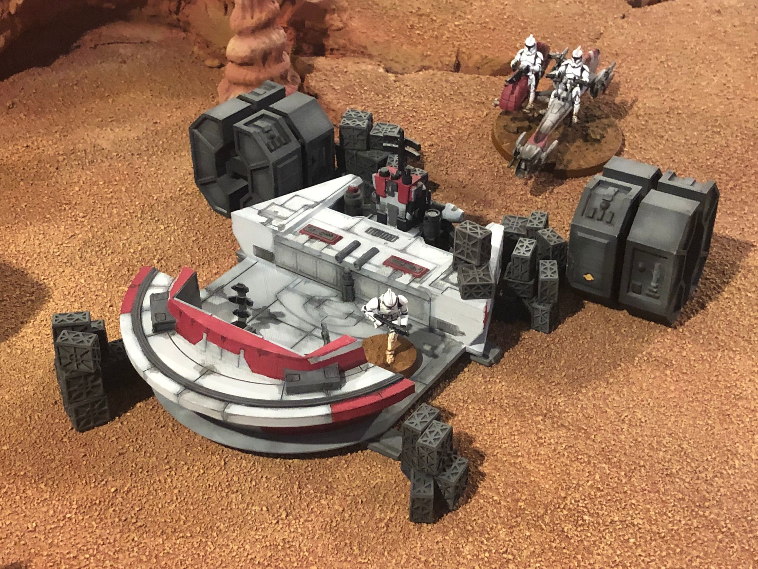 Star Wars Legion Observation Station Terrain .STL Download - Etsy UK