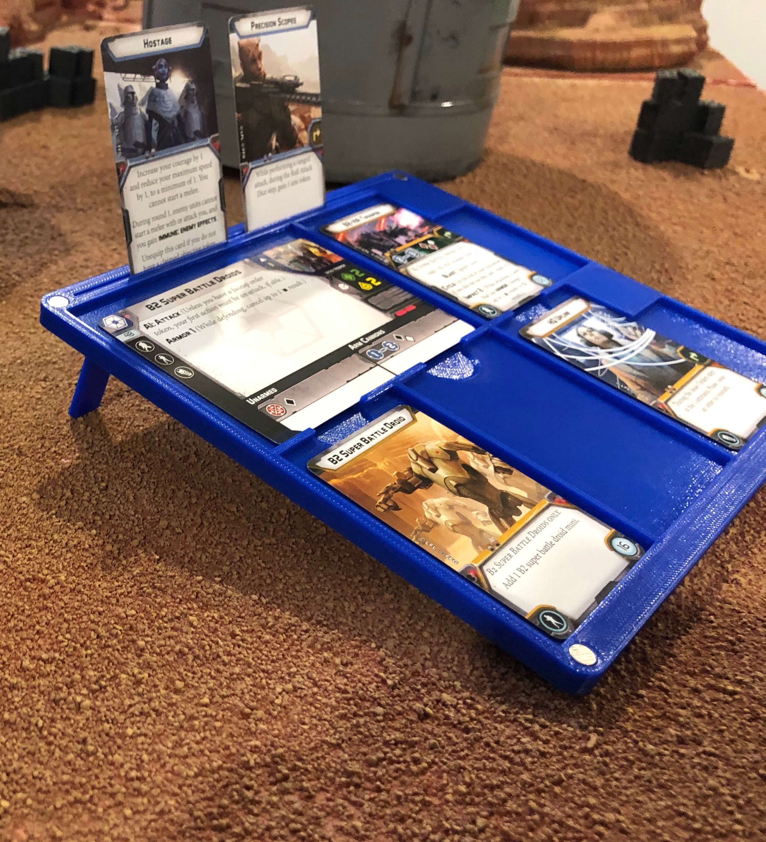 Star Wars Legion Stackable Unit Tray W/ Folding Legs .STL - Etsy