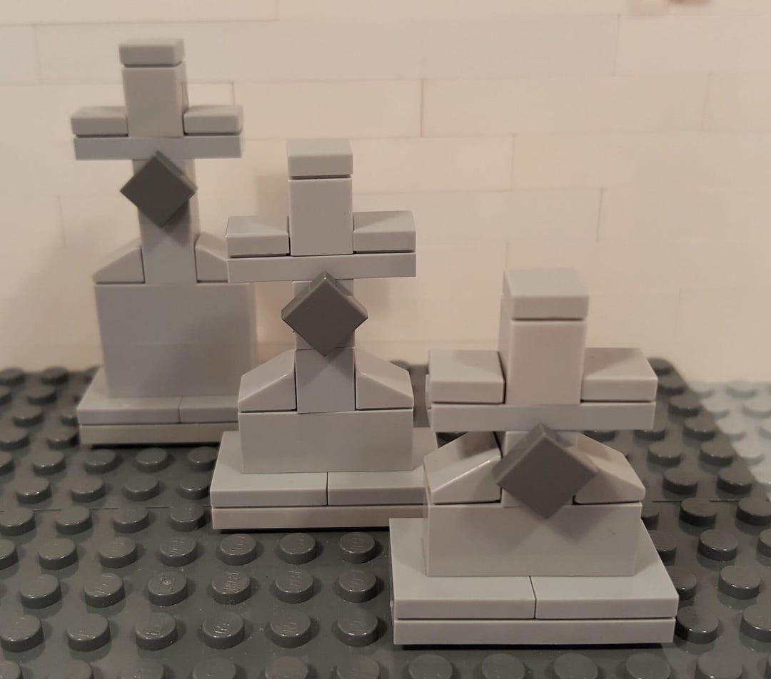 LEGO® Traditional Gravestone / Tombstone / Headstone Graveyard Set for ...