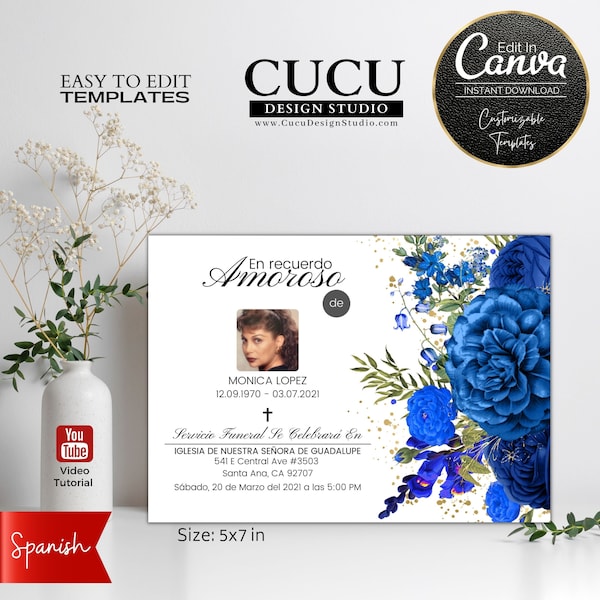 In Loving Memory Cards Spanish - Etsy