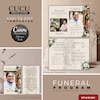 Funeral Program Template Brochure Pamphlet for LDS and Other Church ...