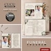Funeral Program Template Brochure Pamphlet for LDS and Other Church ...