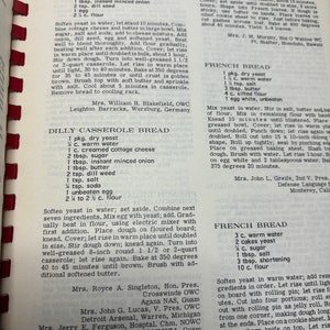 Vintage Cookbook 2000 Worldwide Favorite Recipes of Military Officers ...