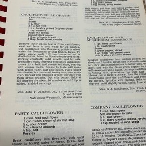 Vintage Cookbook 2000 Worldwide Favorite Recipes of Military Officers ...