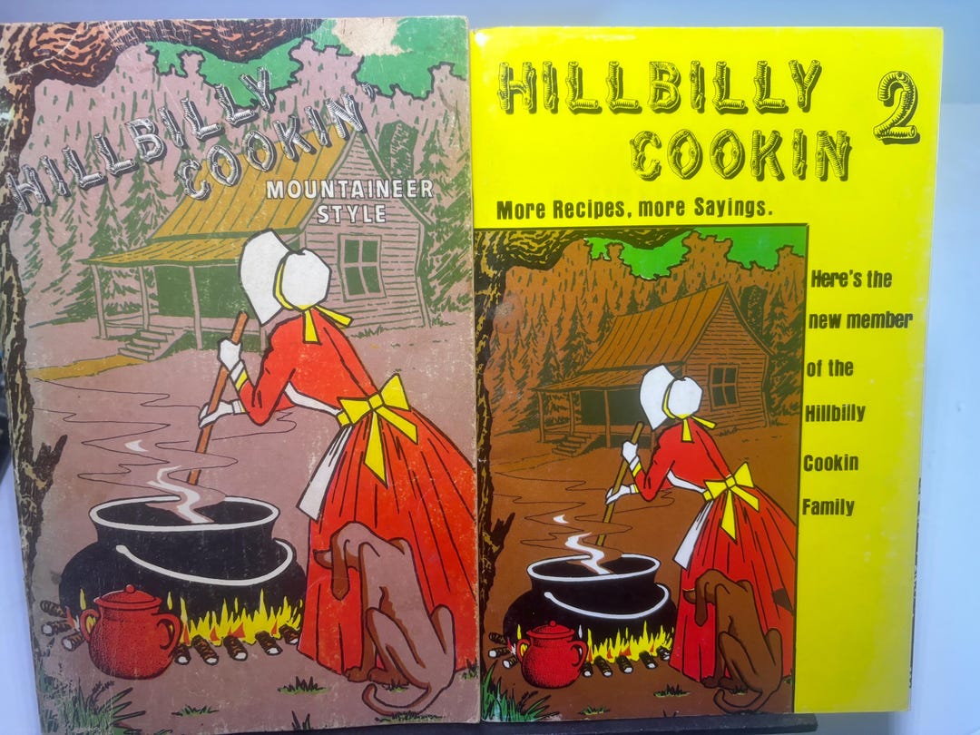 Vintage Hillbilly Cookin' Cookbook Set – Appalachian Recipes - Etsy