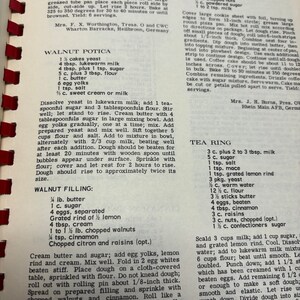 Vintage Cookbook 2000 Worldwide Favorite Recipes of Military Officers ...